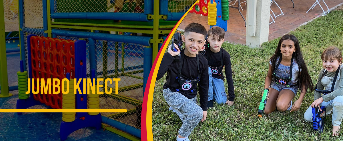 Jumbo Kinect Games | Gamenextdoor - Party Bus Near You